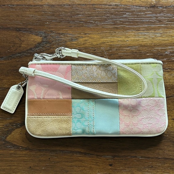 Coach | Bags | Coach Wristlet Patchwork | Poshmark